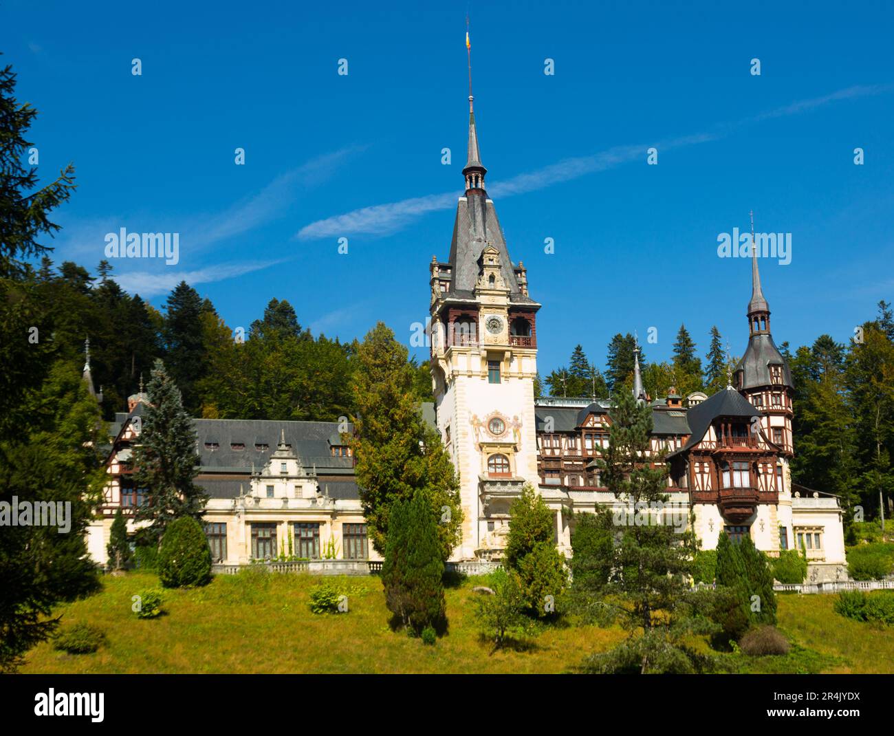 Courtyard of peles castle hi-res stock photography and images - Alamy