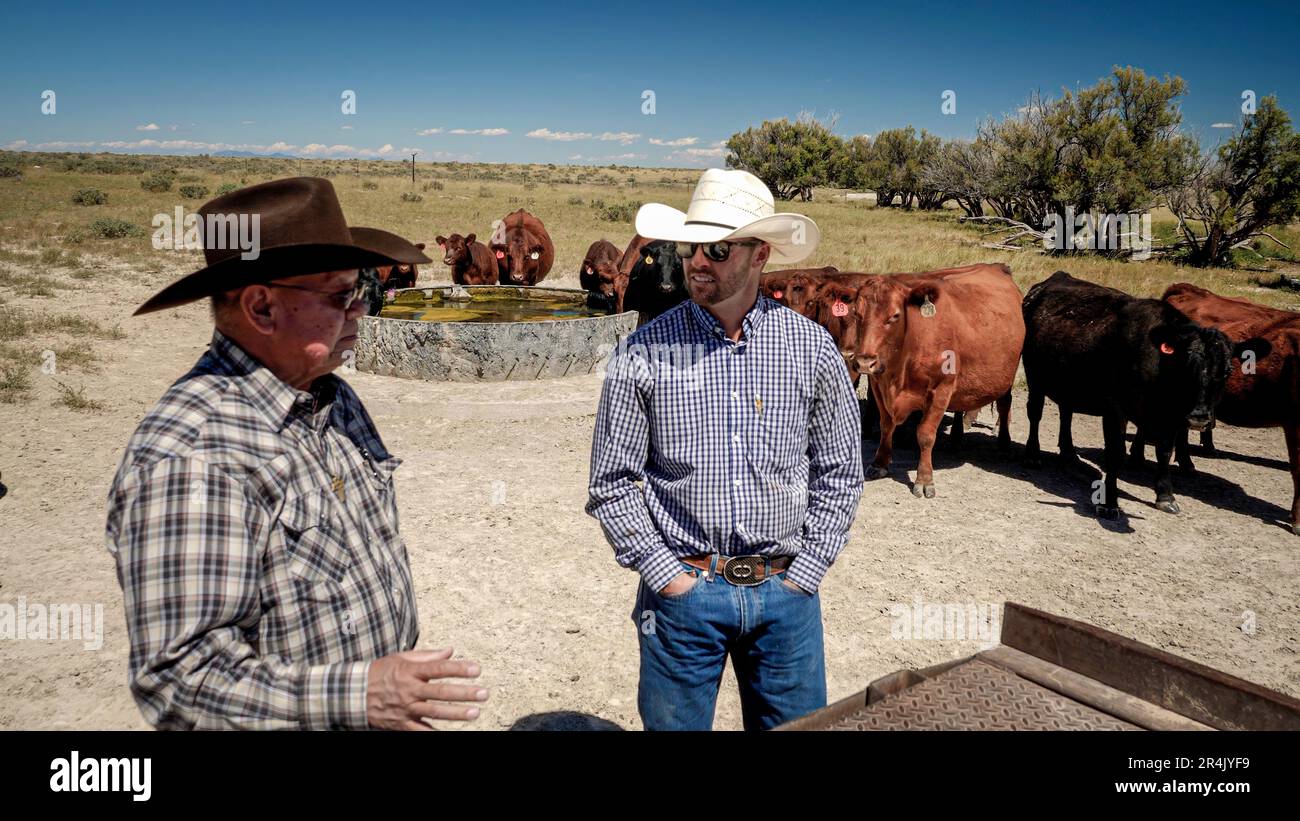 Clayton Gardner raises cattle on 777 Ranch in Torrance County, NM ...