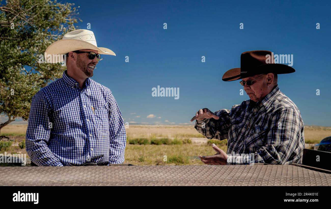 Clayton Gardner raises cattle on 777 Ranch in Torrance County, NM ...