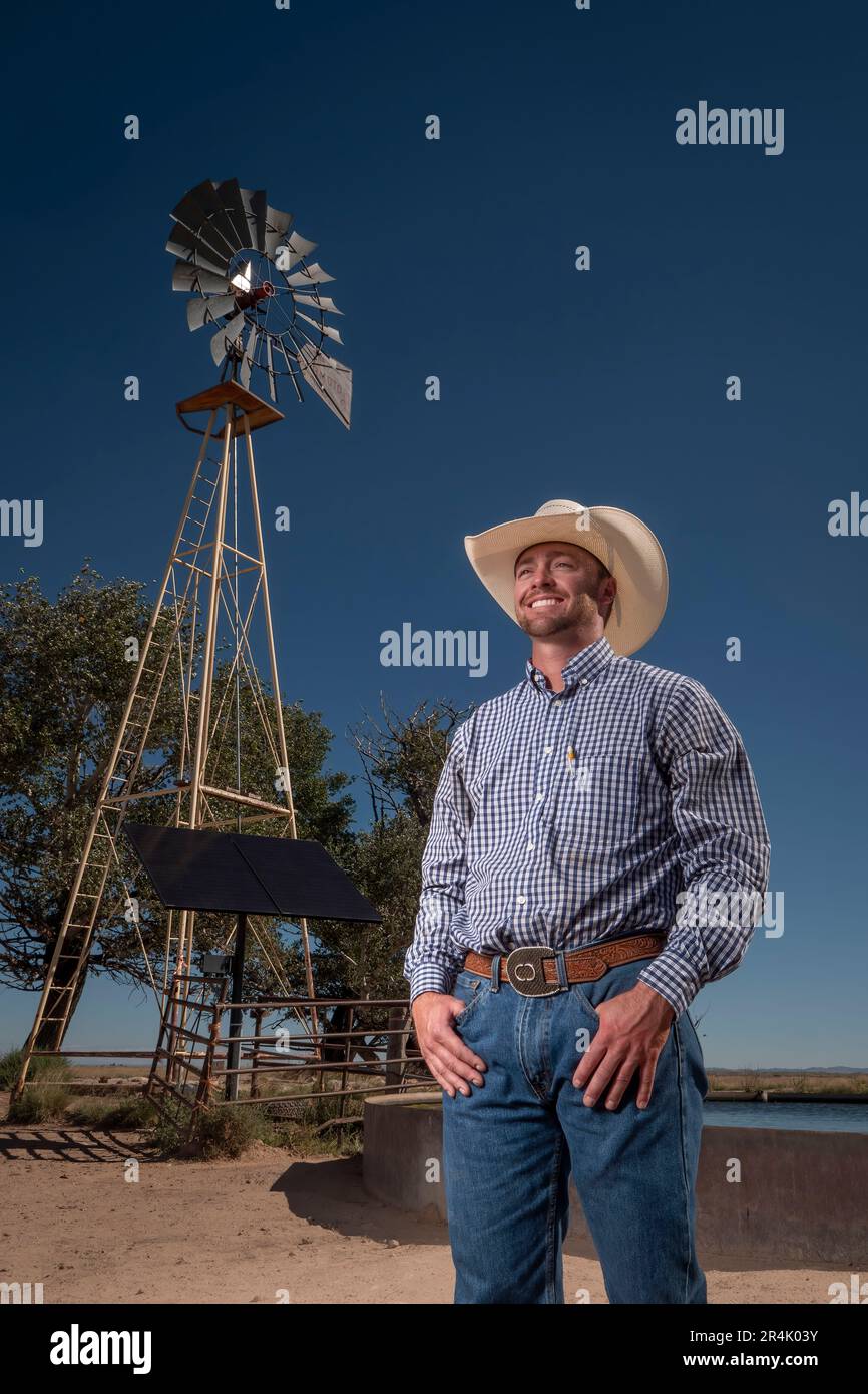 Clayton Gardner raises cattle on 777 Ranch in Torrance County, NM ...