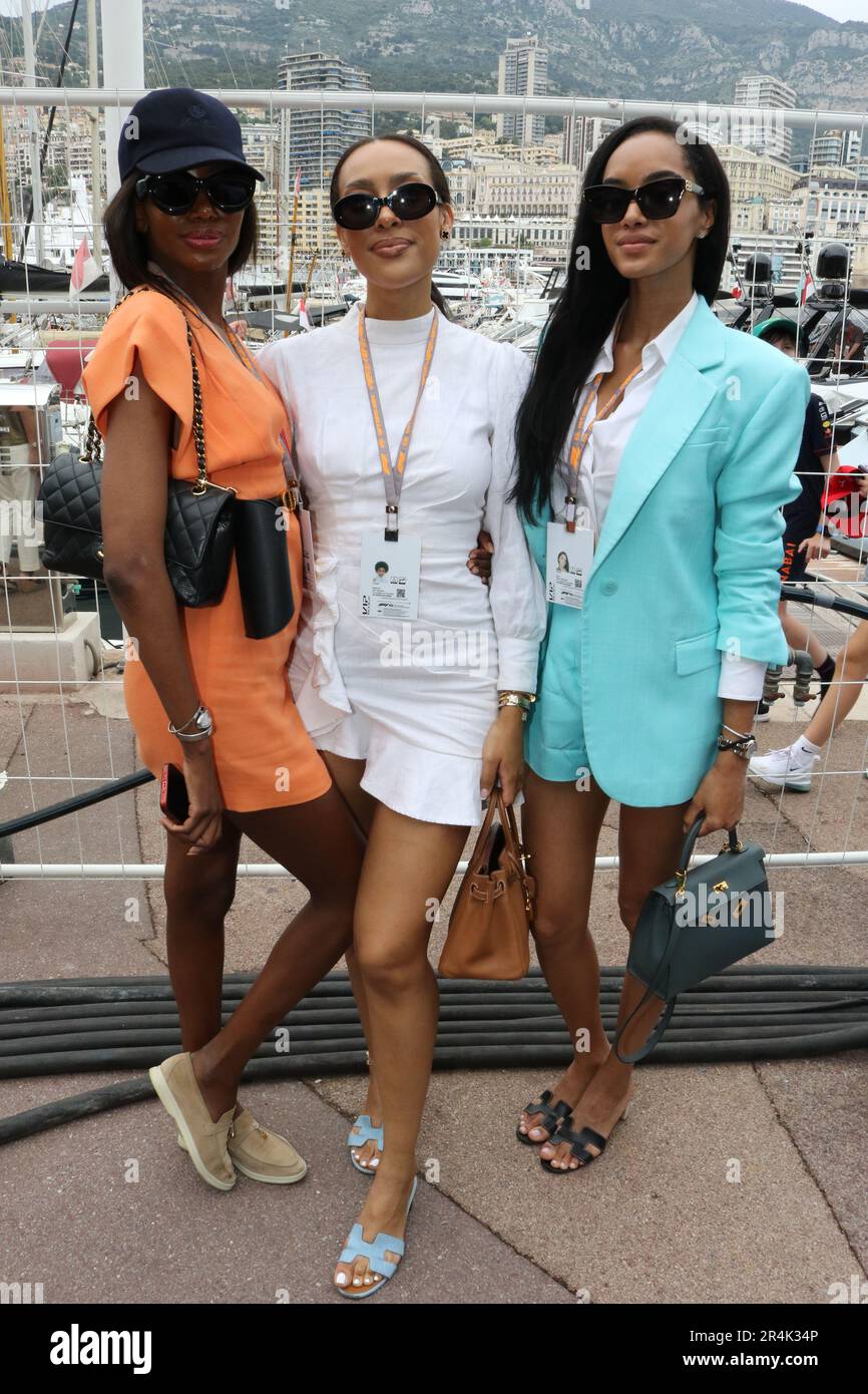 Two fashion models from soth africa and one angolian model hi-res stock ...
