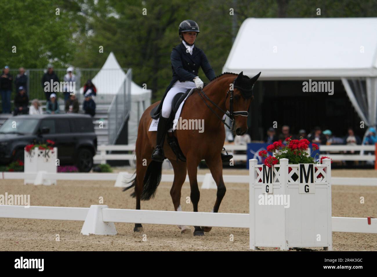 Rolex Grand Stadium during the Dressage event of the Land Rover ...