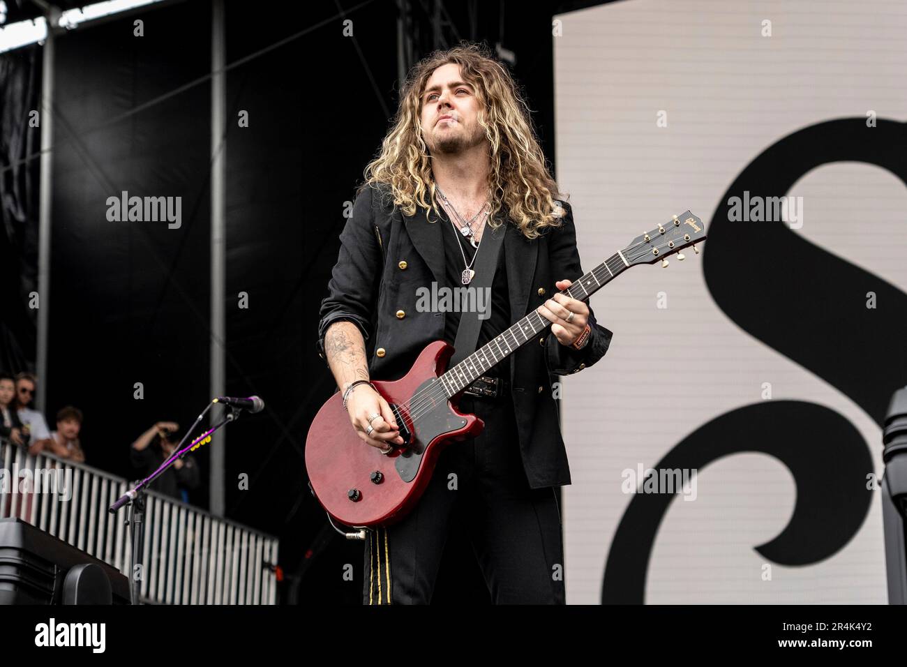 Adam Slack of The Struts performs on day three of the BottleRock Napa ...