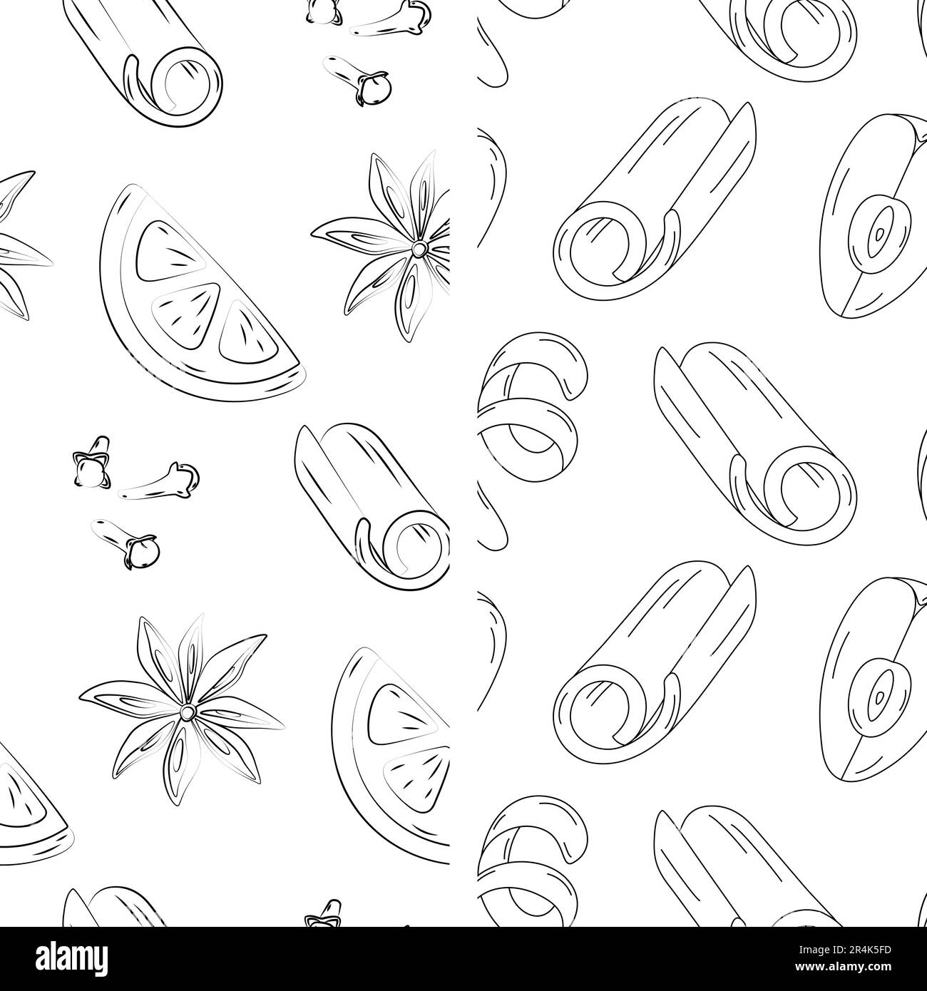 Citrus and spice Stock Vector Images - Alamy