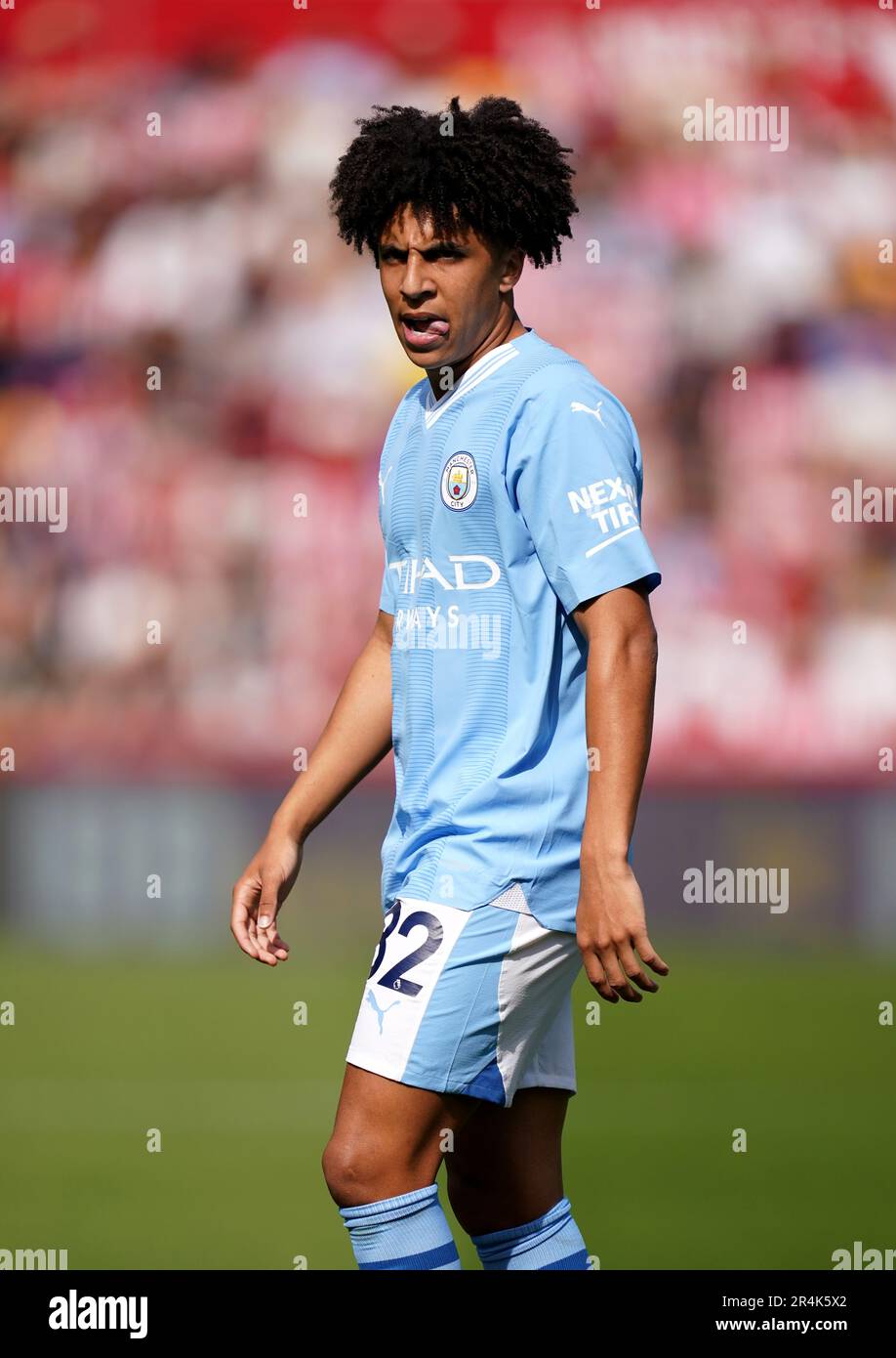 Manchester City's Rico Lewis during the Premier League match at the ...