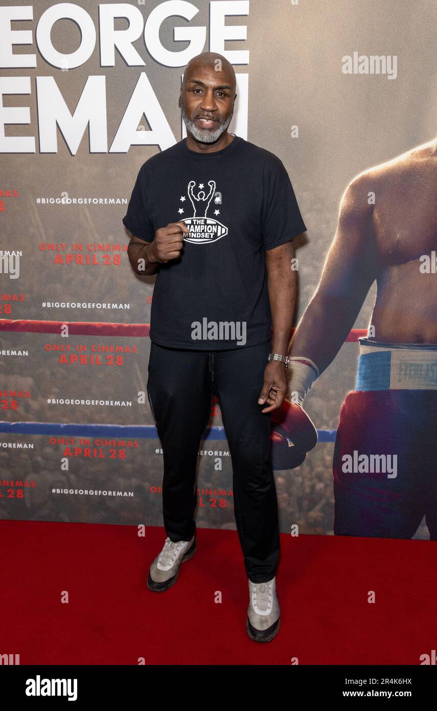 Guests attend the Big George Foreman gala screening at Ham Yard Hotel Featuring: Derek Williams ...