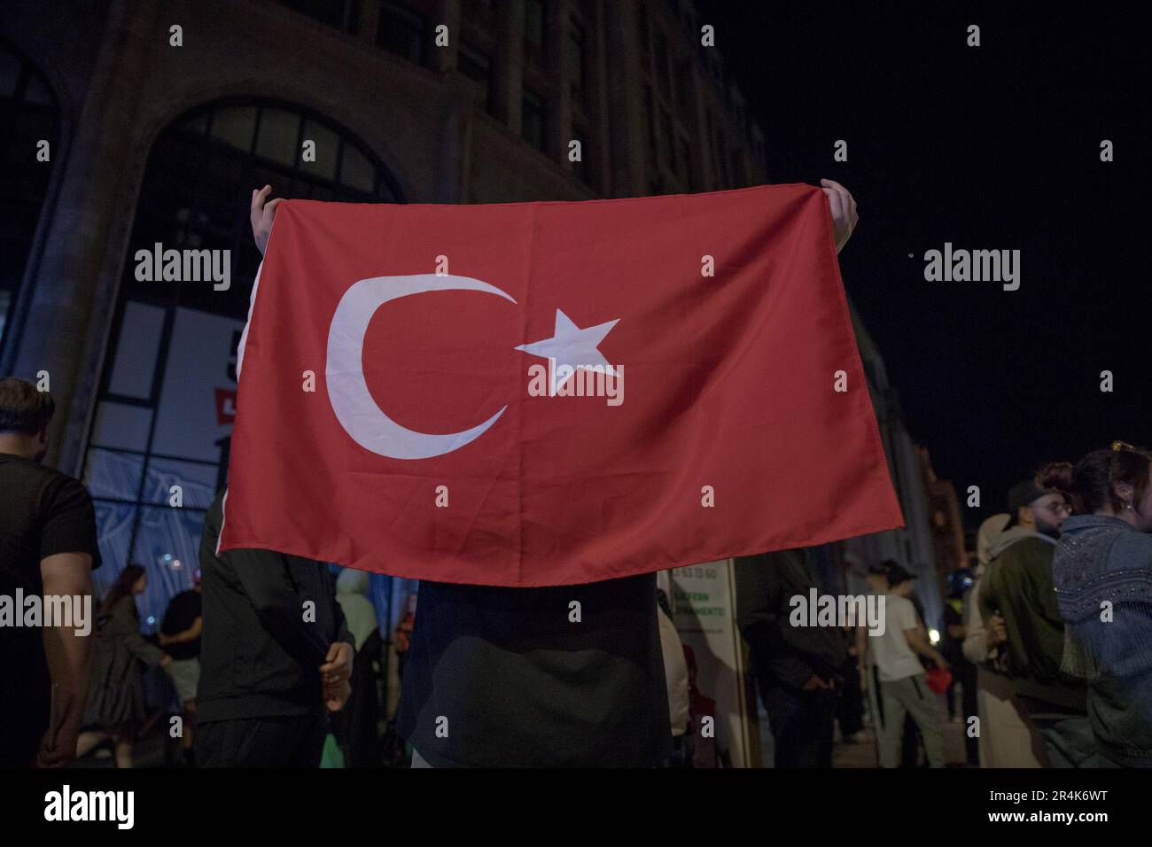 On May 28, 2023, Turkish people in Germany celebrated as Recep Tayyip ...