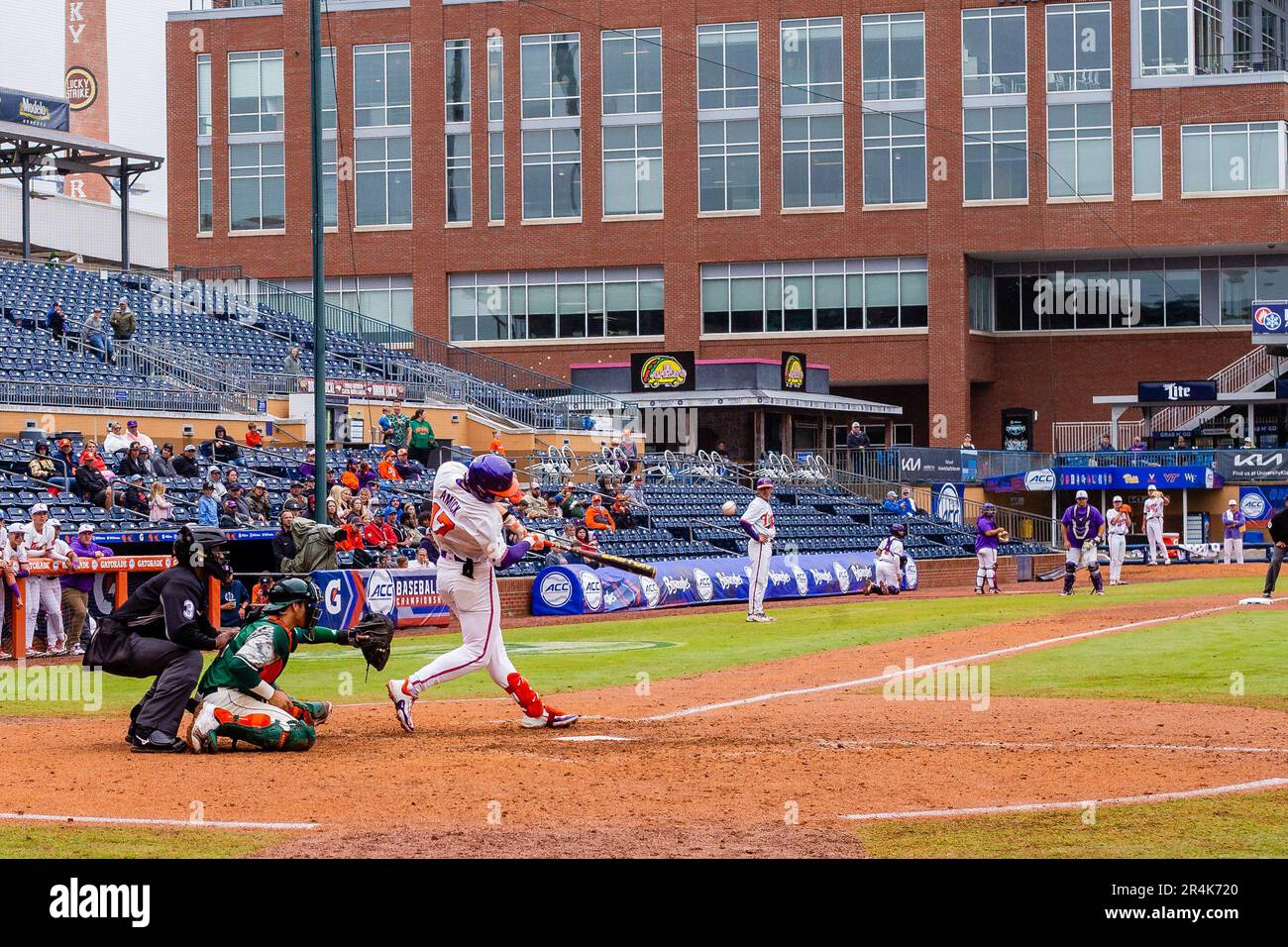Durham, NC, USA. 28th May, 2023. Clemson Tigers infielder Billy Amick ...