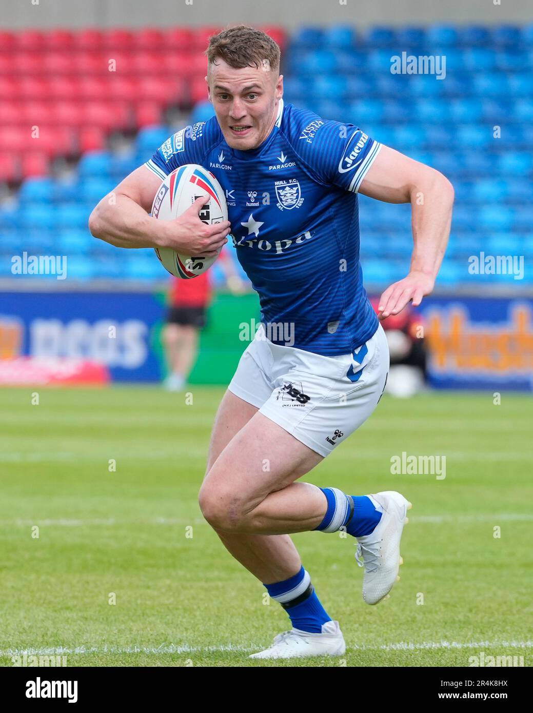Jake Trueman #6 of Hull FC during the Betfred Super League Round 13 ...