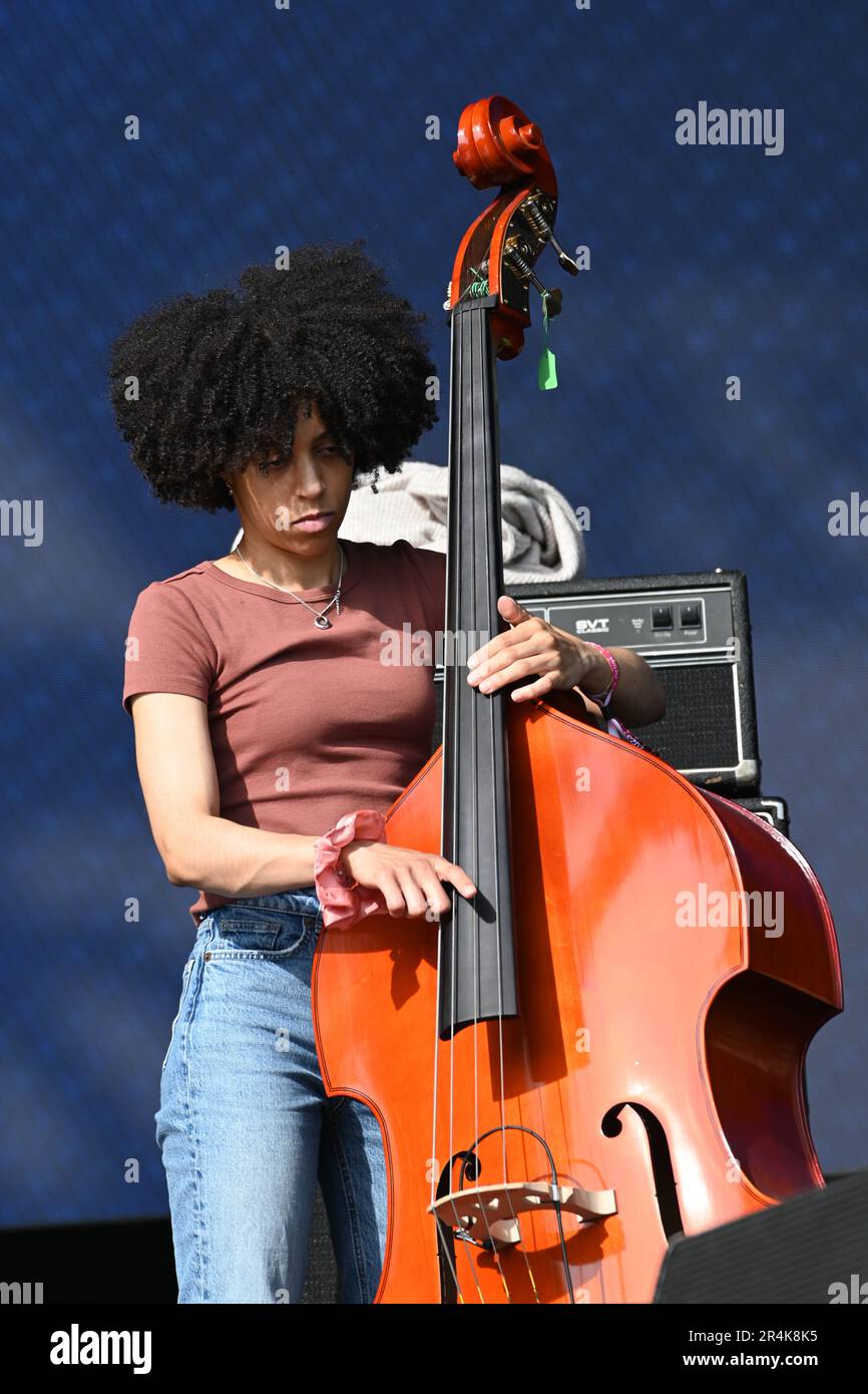 London, UK. 28th May, 2023. Alfa Mist performs at the Cross The Tracks ...