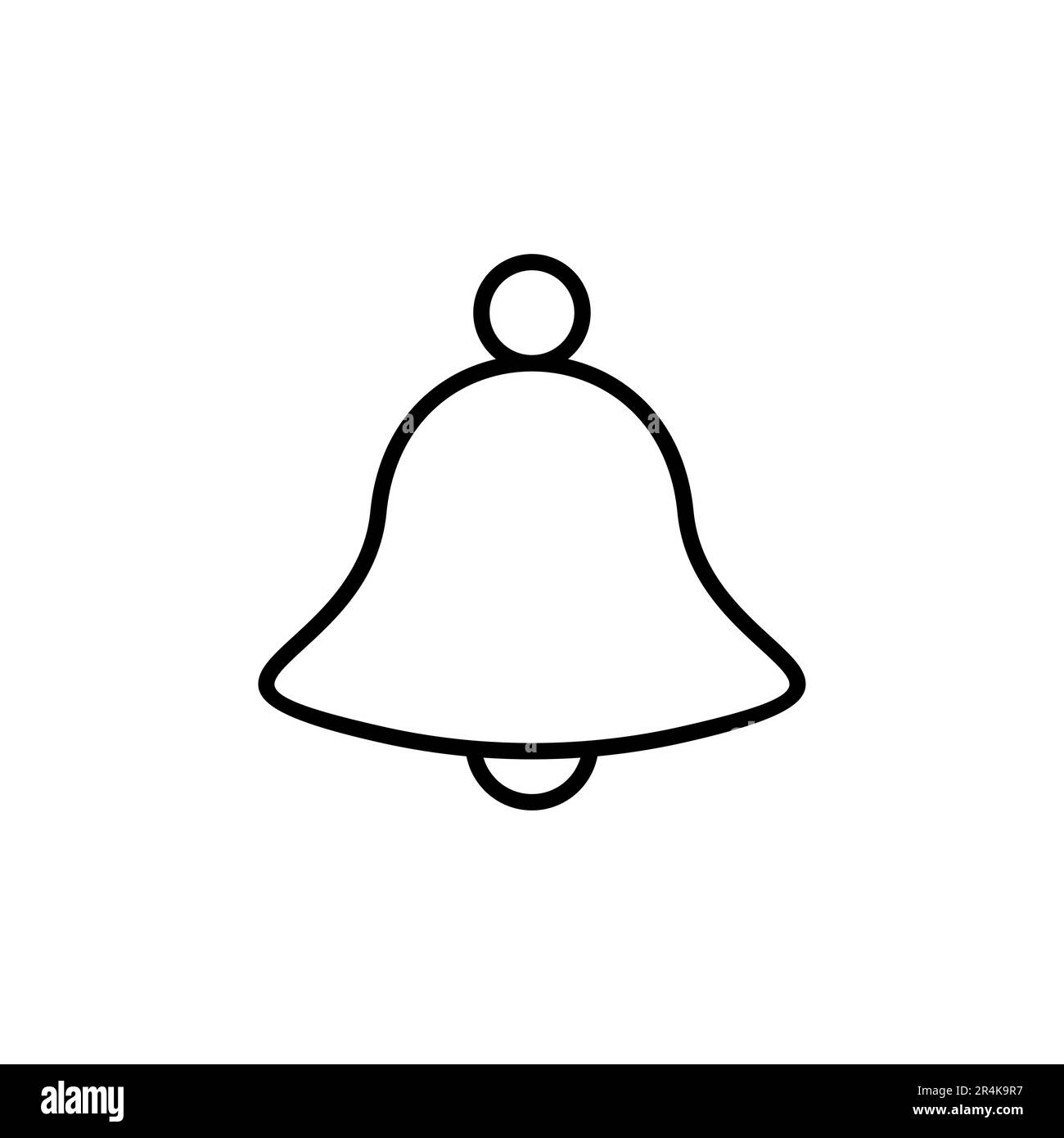 Bell Icon vector. Notification icon for your web site design Stock ...