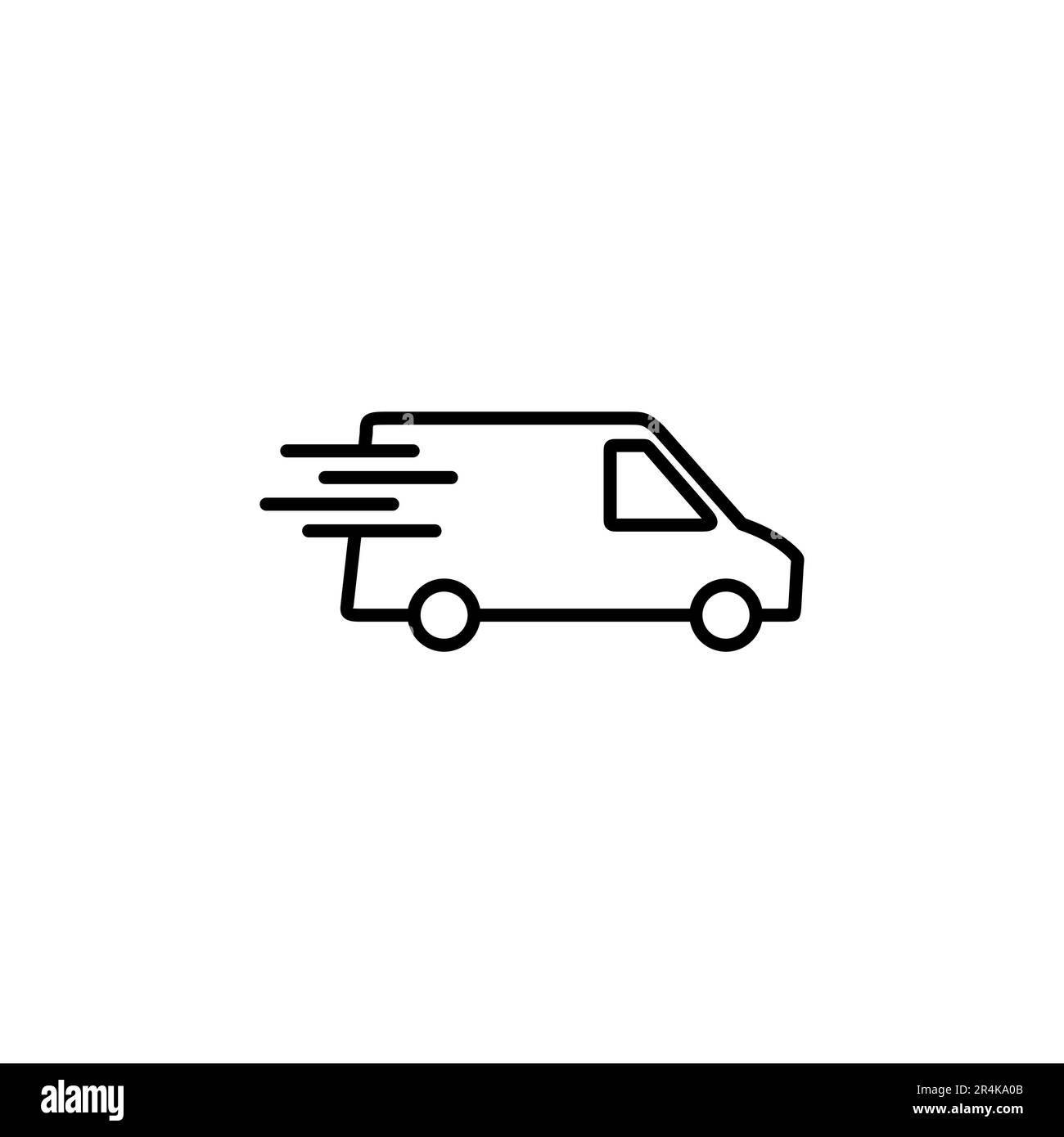 Fast shipping delivery truck icon vector. Delivery truck icon. fast ...