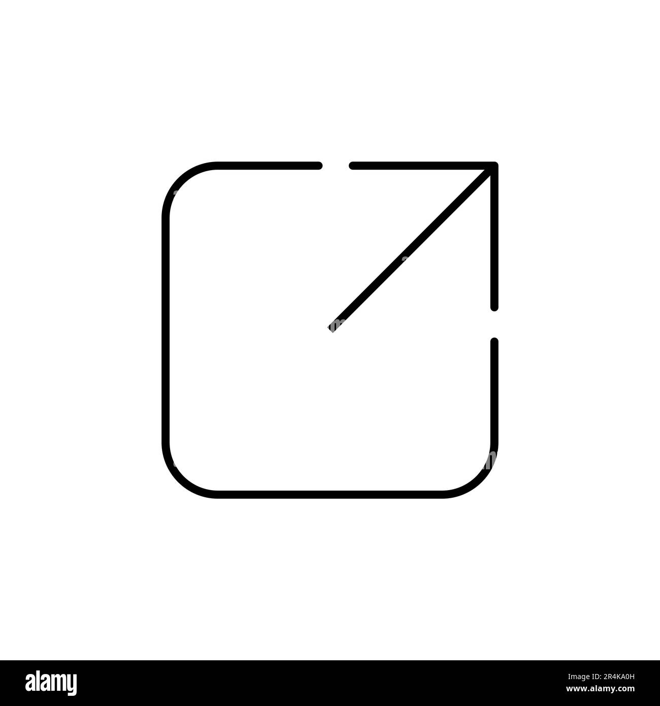 External link icon. link icon vector. hyperlink symbol Stock Vector ...