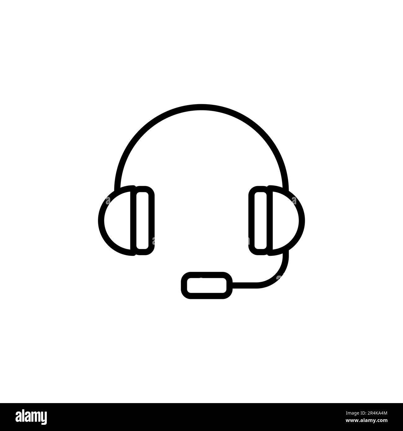 Headphone icon vector. Headset icon symbols Stock Vector Image & Art ...