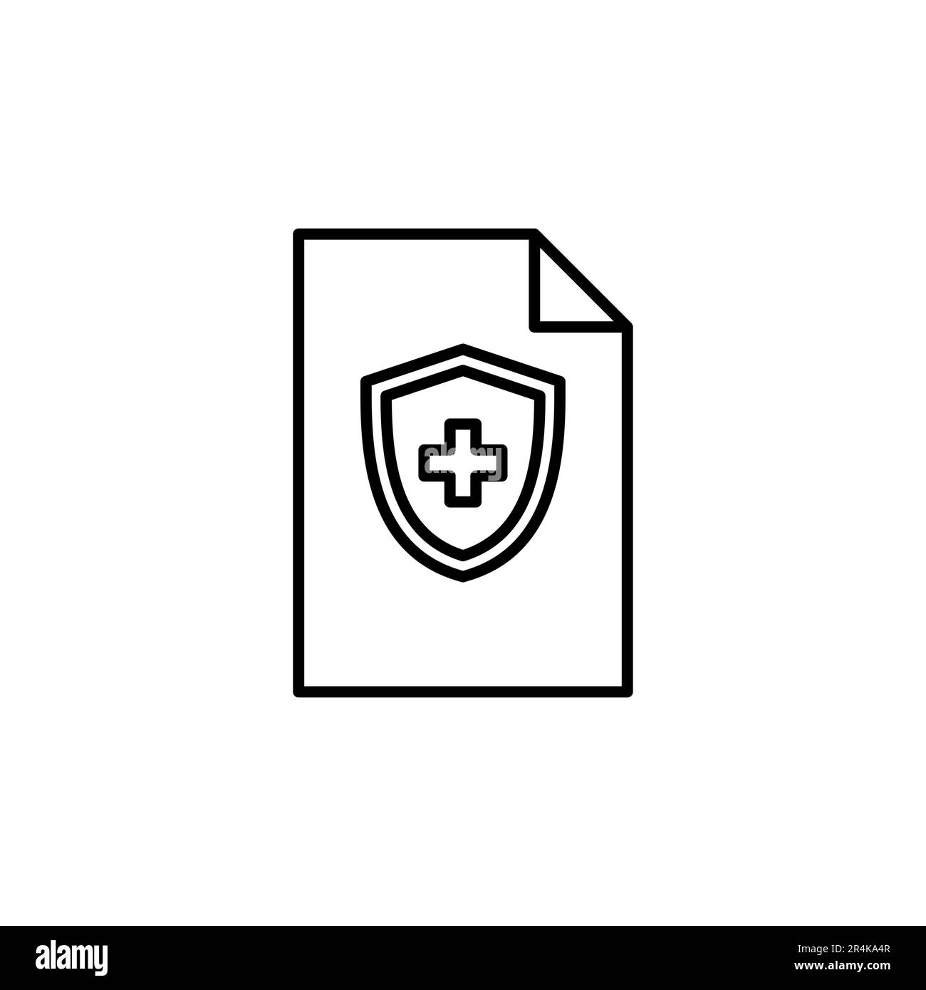 Medical insurance icon vector. health insurance icon Stock Vector Image ...