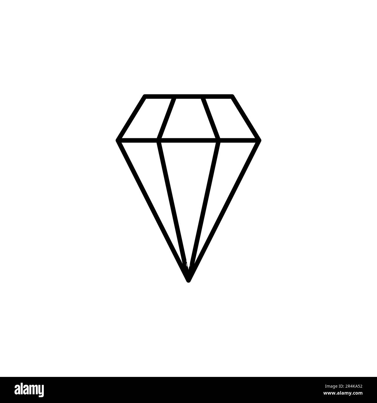 Diamond icon vector. diamond gems vector icon Stock Vector Image & Art ...