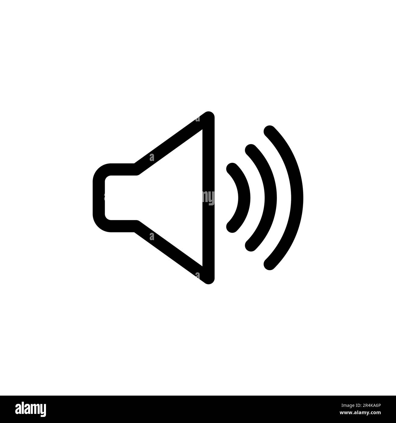 Speaker icon vector. volume icon vector. loudspeaker icon vector. sound ...