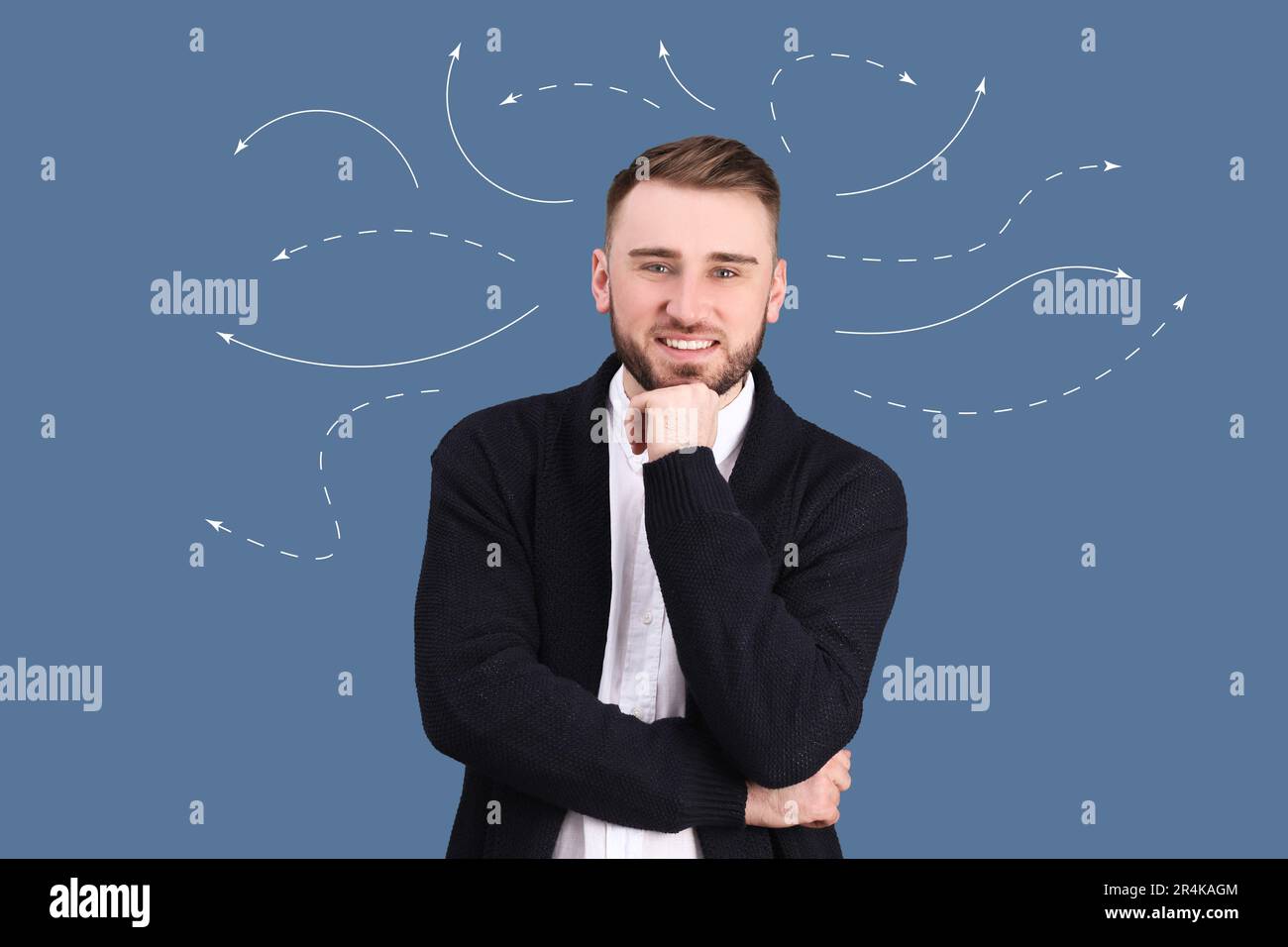 Decision making and arrows hi-res stock photography and images - Alamy