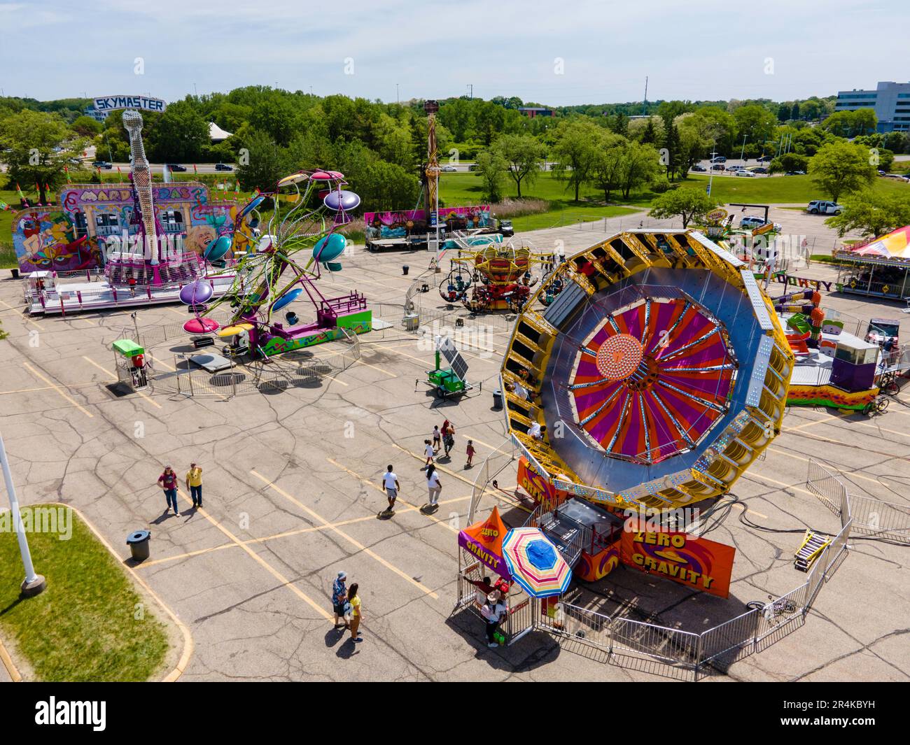 People enjoy the 2023 Bratfest, put on by Metcalfe Grocery, at the Dane ...
