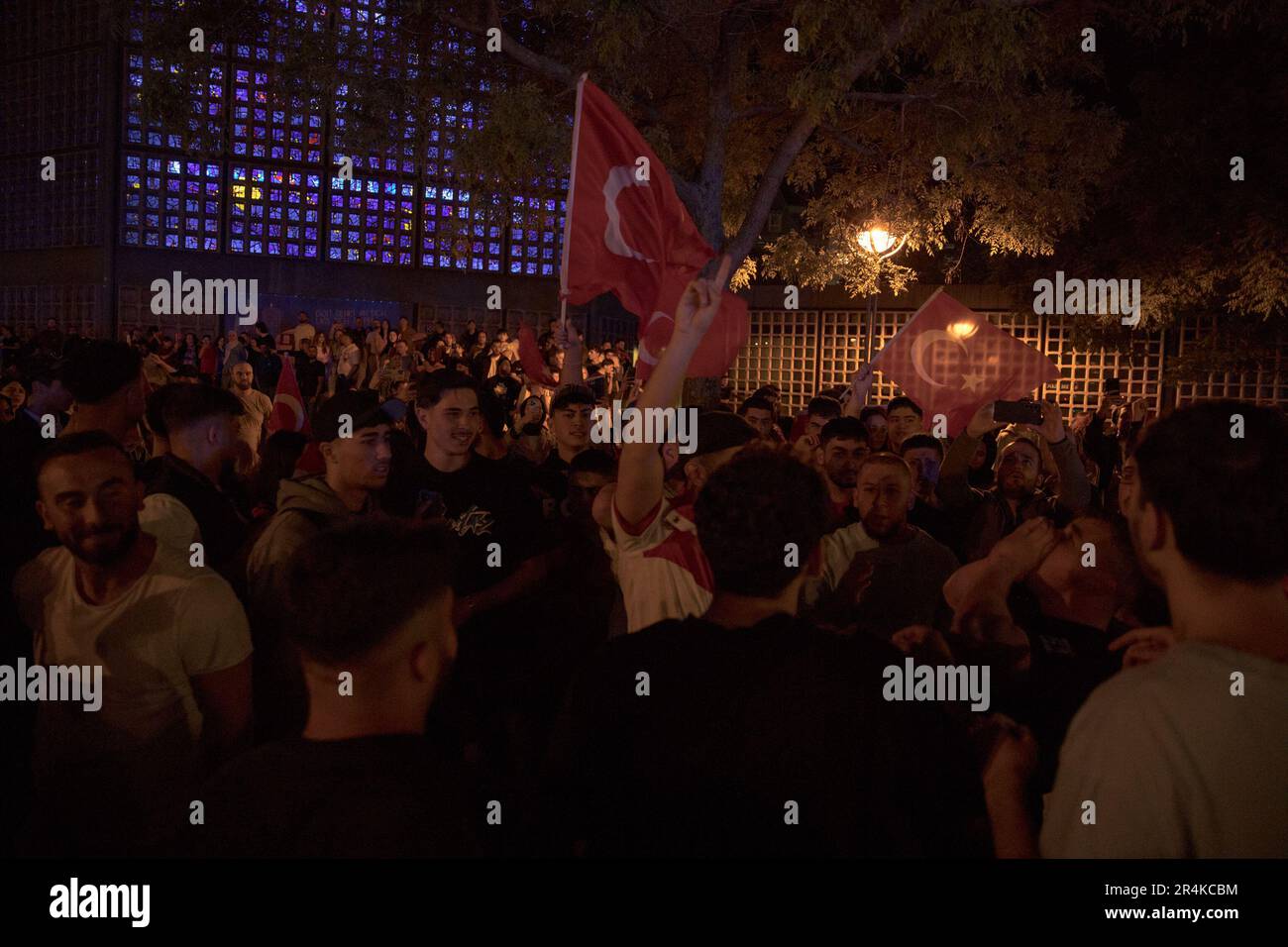 May 28, 2023, Berlin, Germany: On May 28, 2023, Turkish people in ...