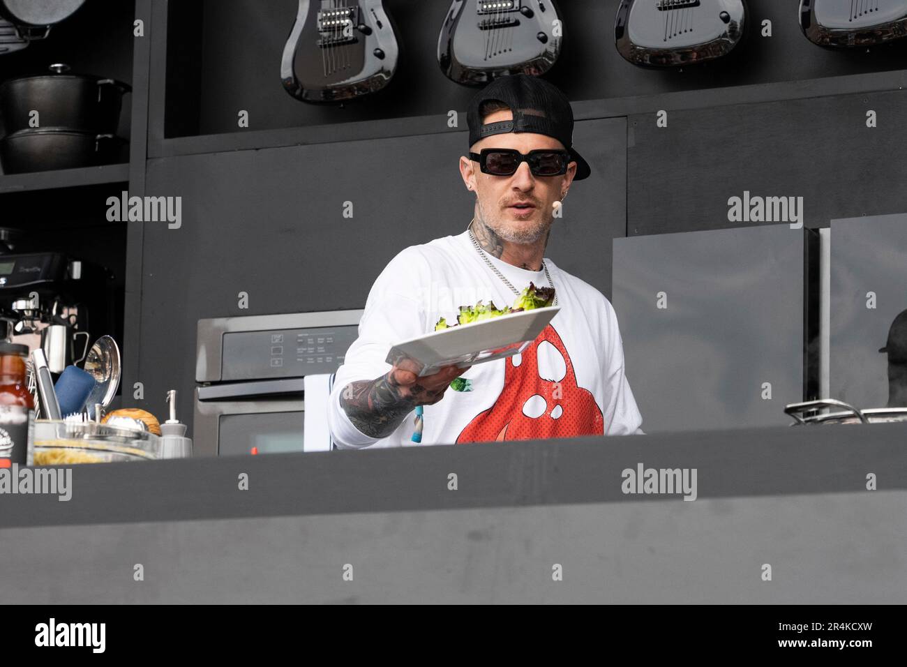 Michael Voltaggio is seen on day three of the BottleRock Napa Valley ...