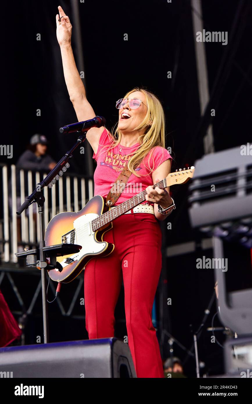 Napa, California, USA. 28th May, 2023. Sheryl Crow performing on stage ...