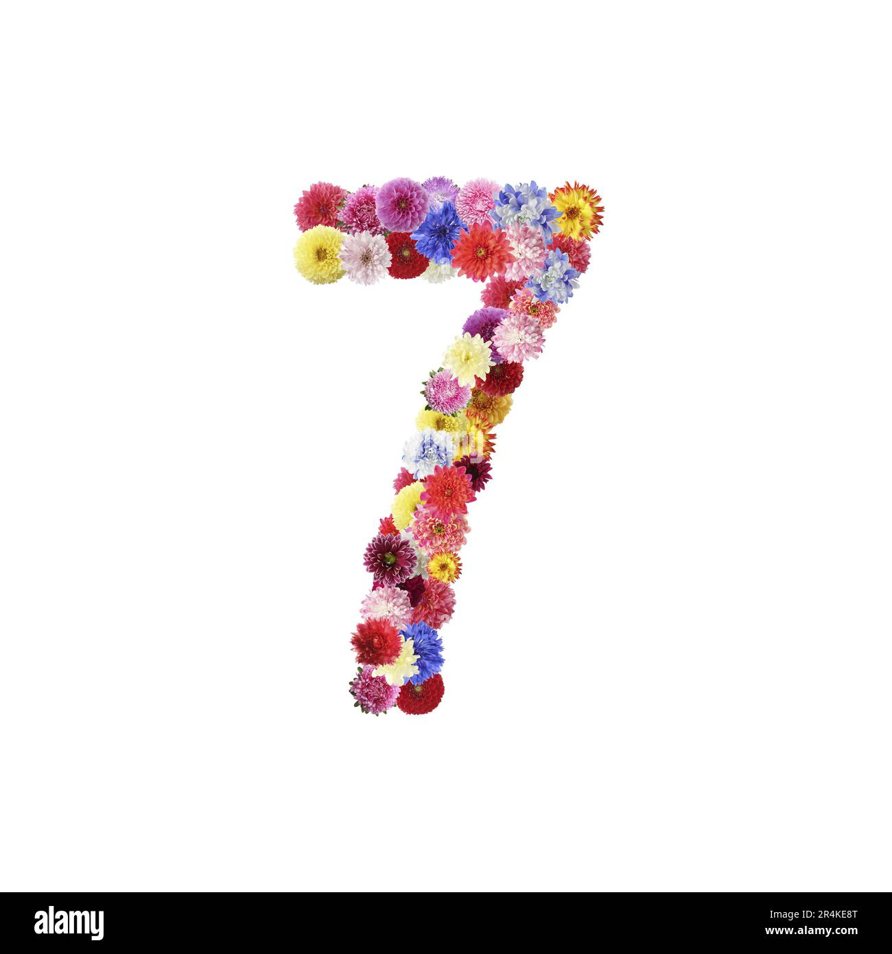 Number 7 collage hi-res stock photography and images - Alamy