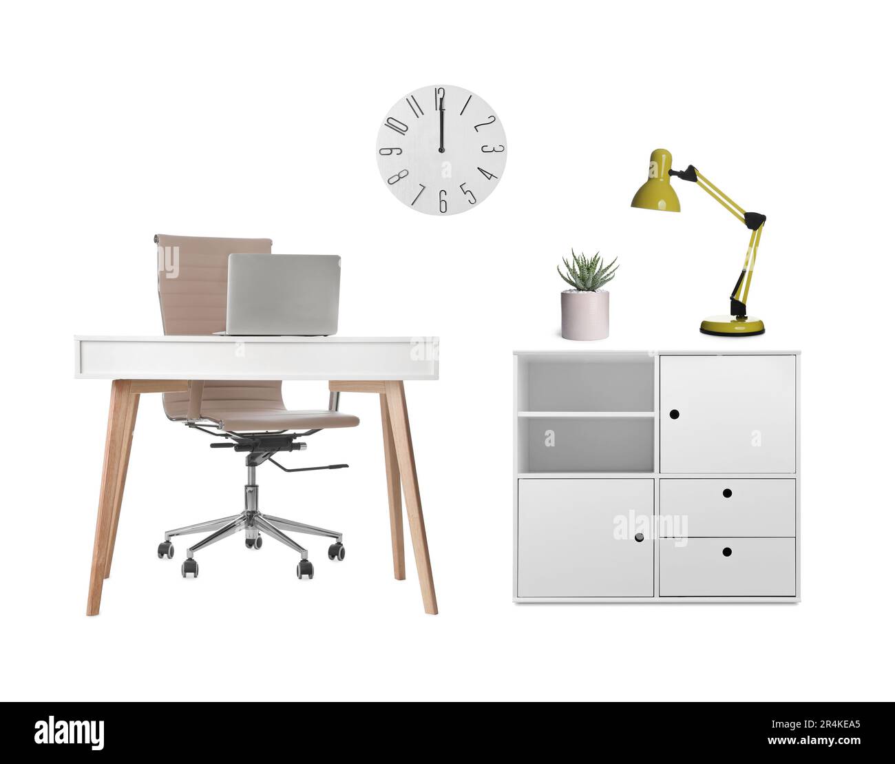 Interior office workplace mood Cut Out Stock Images & Pictures - Alamy