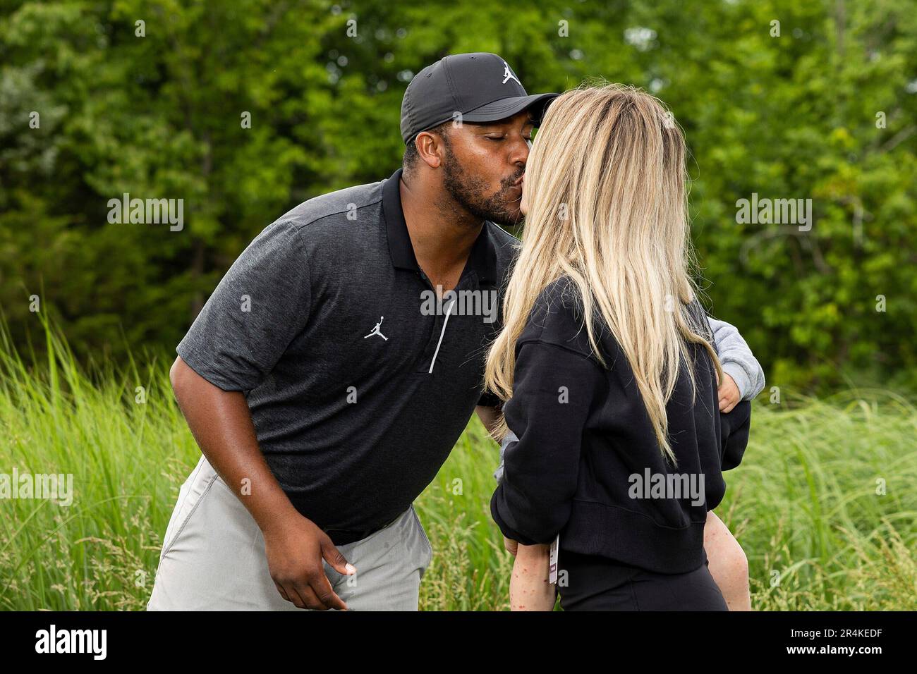 Individual champion Harold Varner III of RangeGoats GC celebrates ...