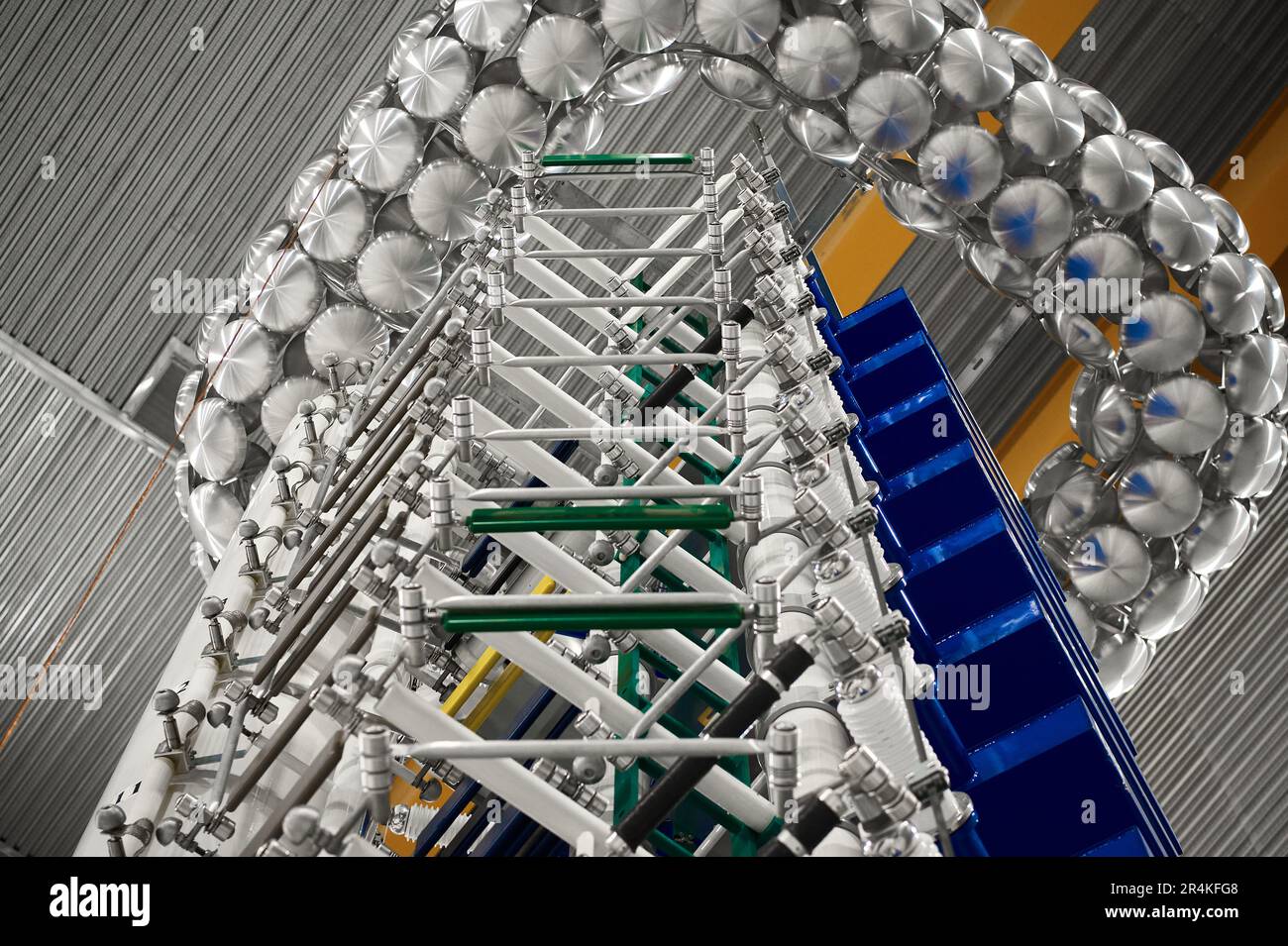 Pulse voltage generator undergoes testing in laboratory Stock Photo - Alamy