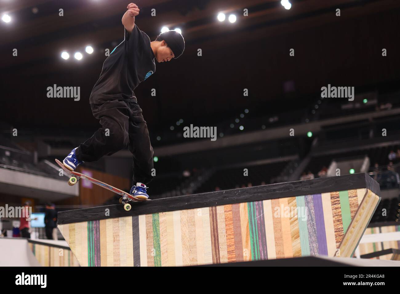 Tokyo, Japan. 26th May, 2023. Taiga Nagai (JPN) Skateboarding : 2023 ...