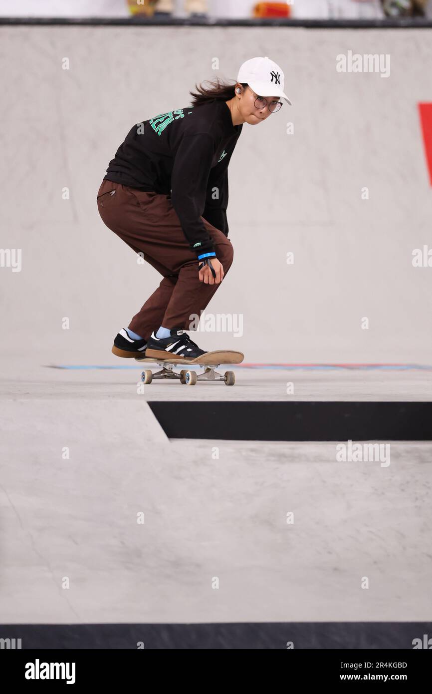 Tokyo, Japan. 27th May, 2023. Nanaka Fujisawa (JPN) Skateboarding ...