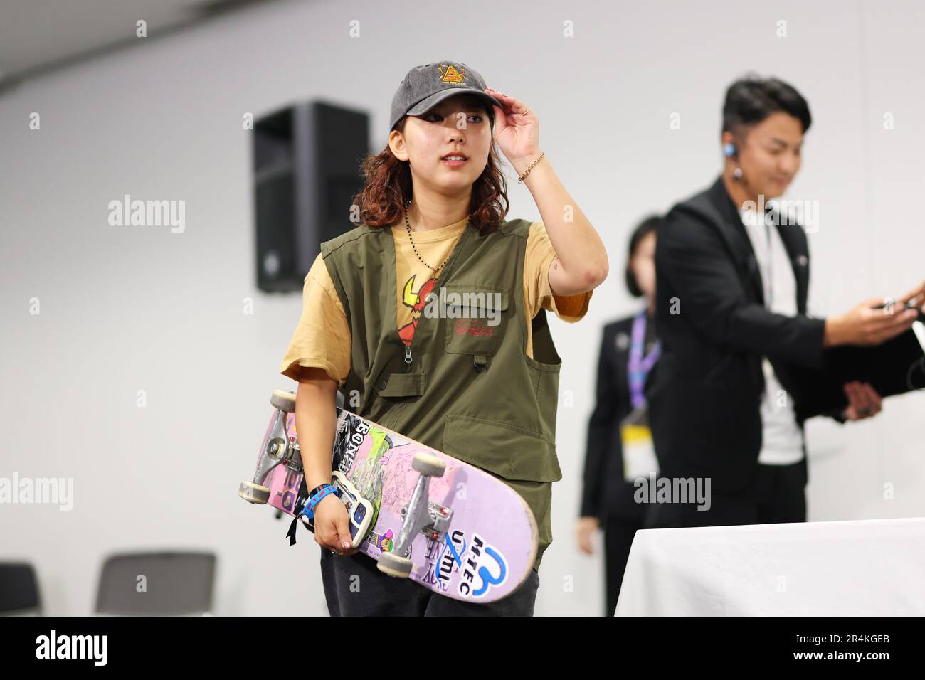 Tokyo, Japan. 27th May, 2023. Hina Maeda (JPN) Skateboarding : 2023 ...
