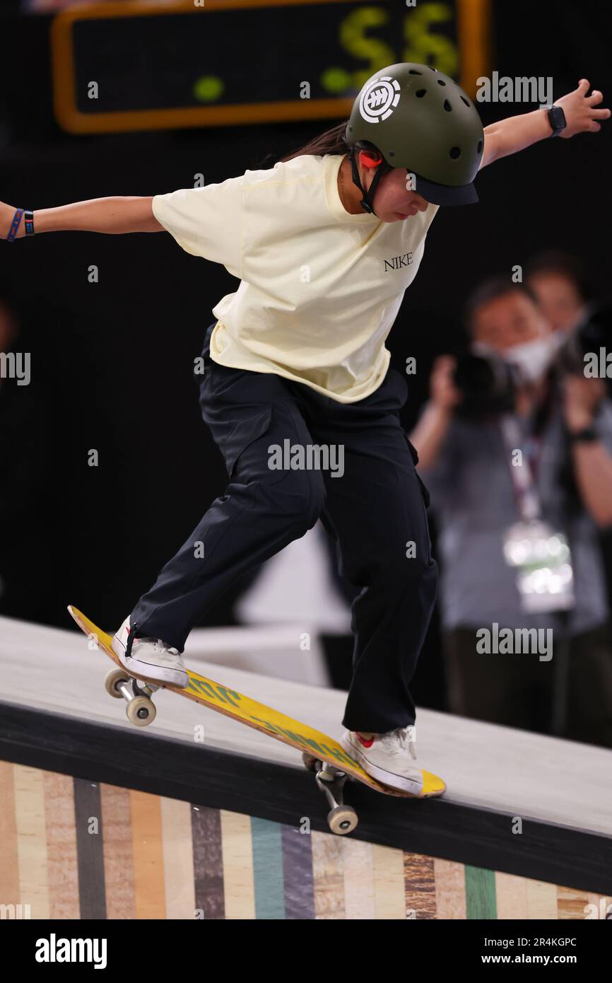 Tokyo, Japan. 28th May, 2023. Funa Nakayama (JPN) Skateboarding : 2023 ...