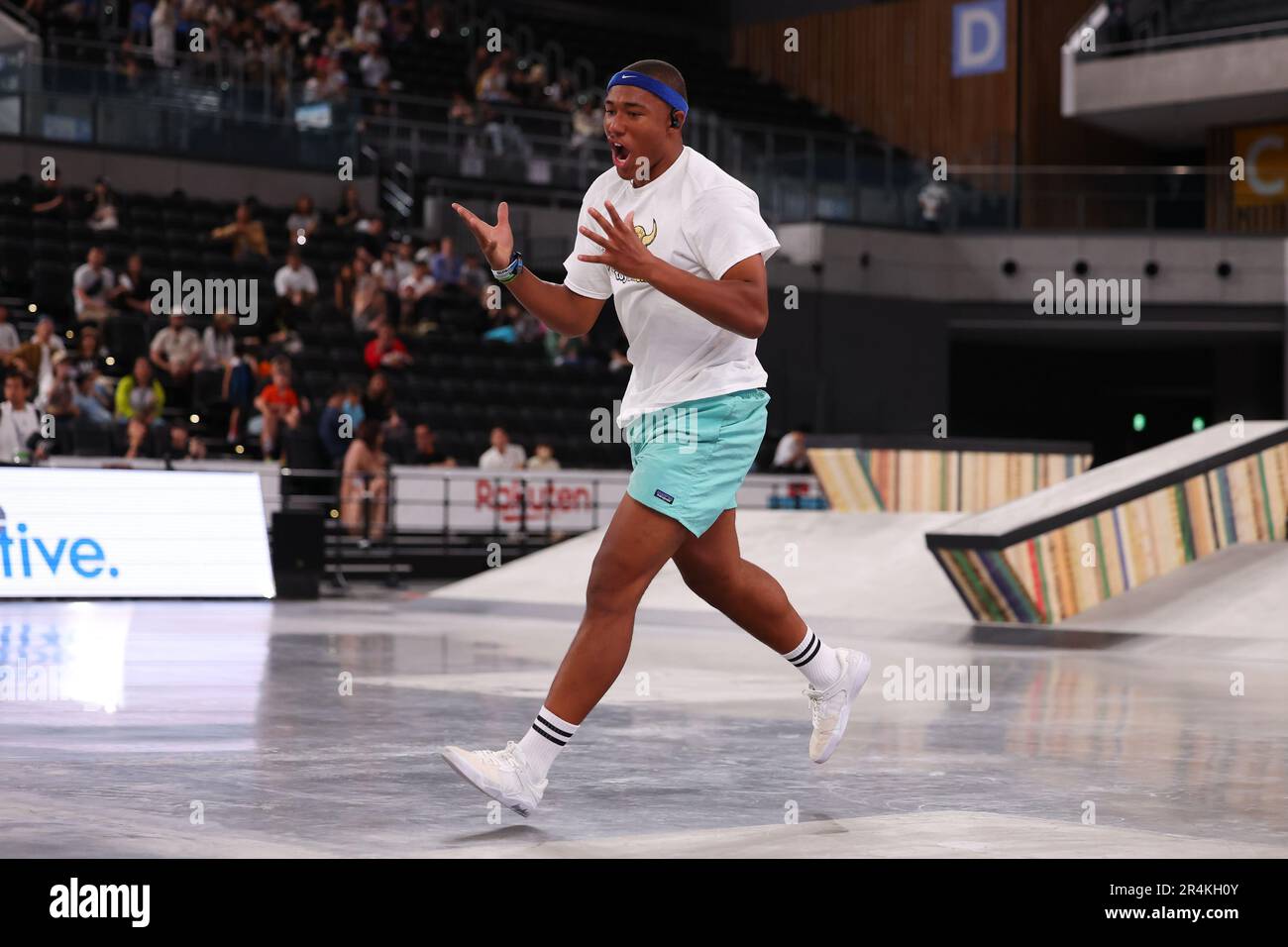 Tokyo, Japan. 28th May, 2023. Cordano Russell (USA) Skateboarding ...