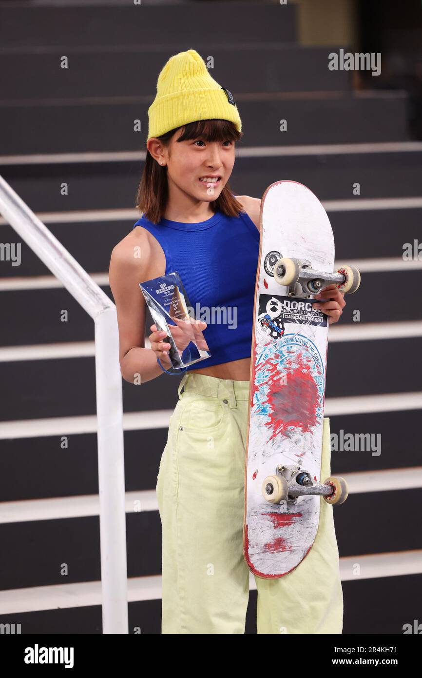Tokyo, Japan. 28th May, 2023. Nanami Oonishi (JPN) Skateboarding : 2023 UPRISING TOKYO Women's ...