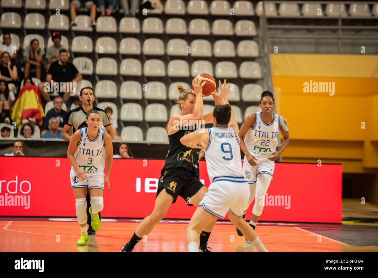 Vigo, Spain. May 25th, 2023. Spain's player Gil regains possession ...