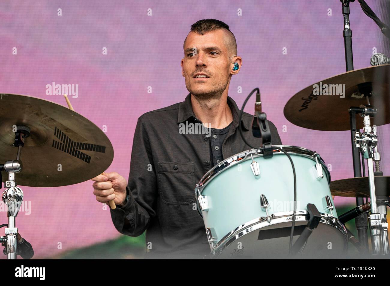 Evan Westfall of Caamp performs on day three of the BottleRock Napa ...