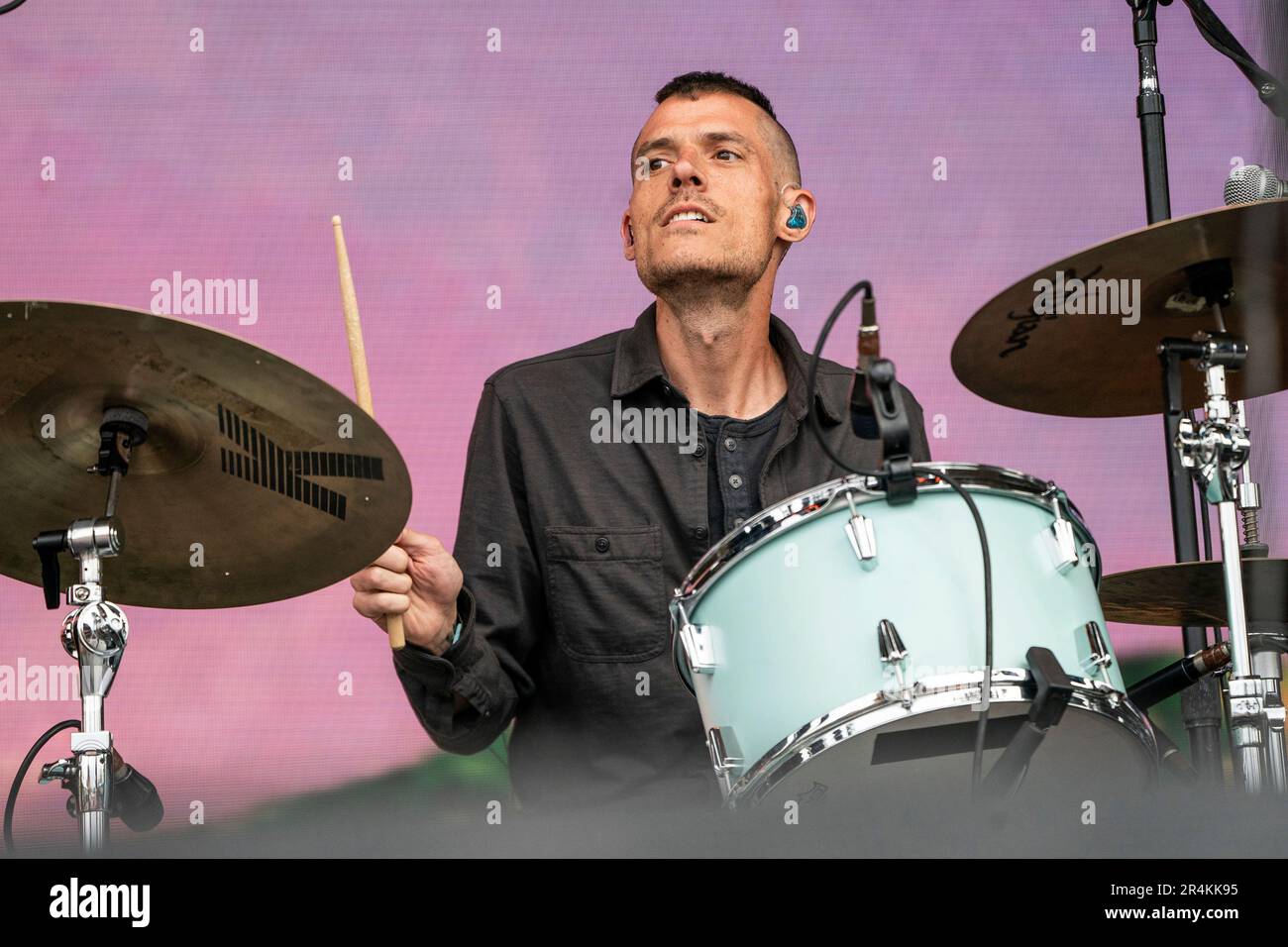 Evan Westfall of Caamp performs on day three of the BottleRock Napa ...