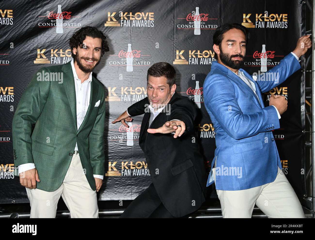 Nashville, USA. 28th May, 2023. George Xanthis, Dallas Jenkins and Abe ...