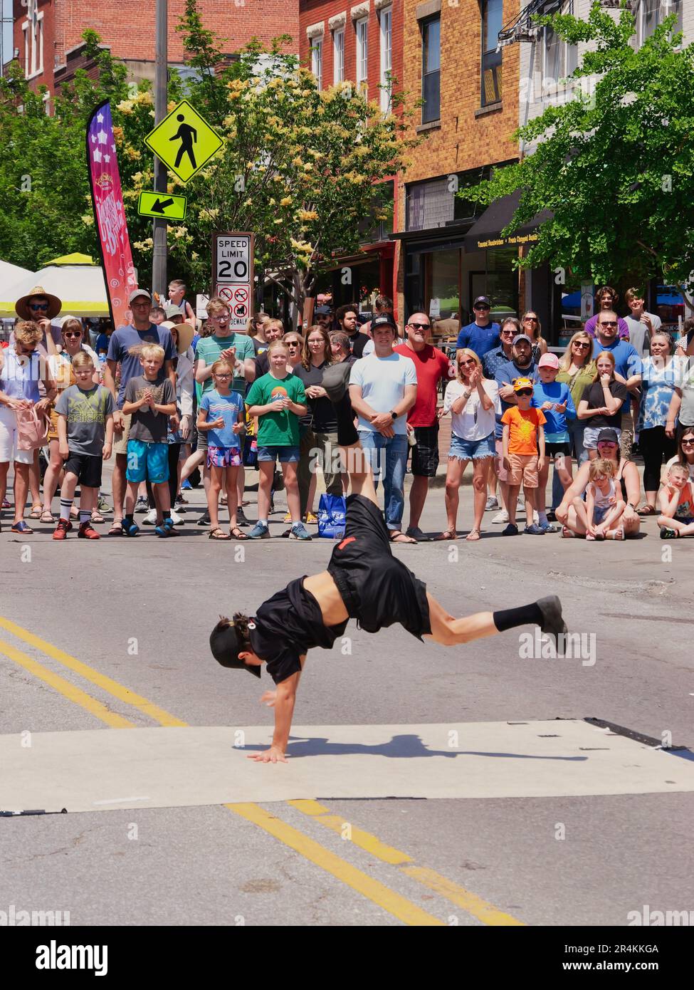 Lawrence, Kansas - May 28, 2023: Tic and Tac New York Breakdancers at ...