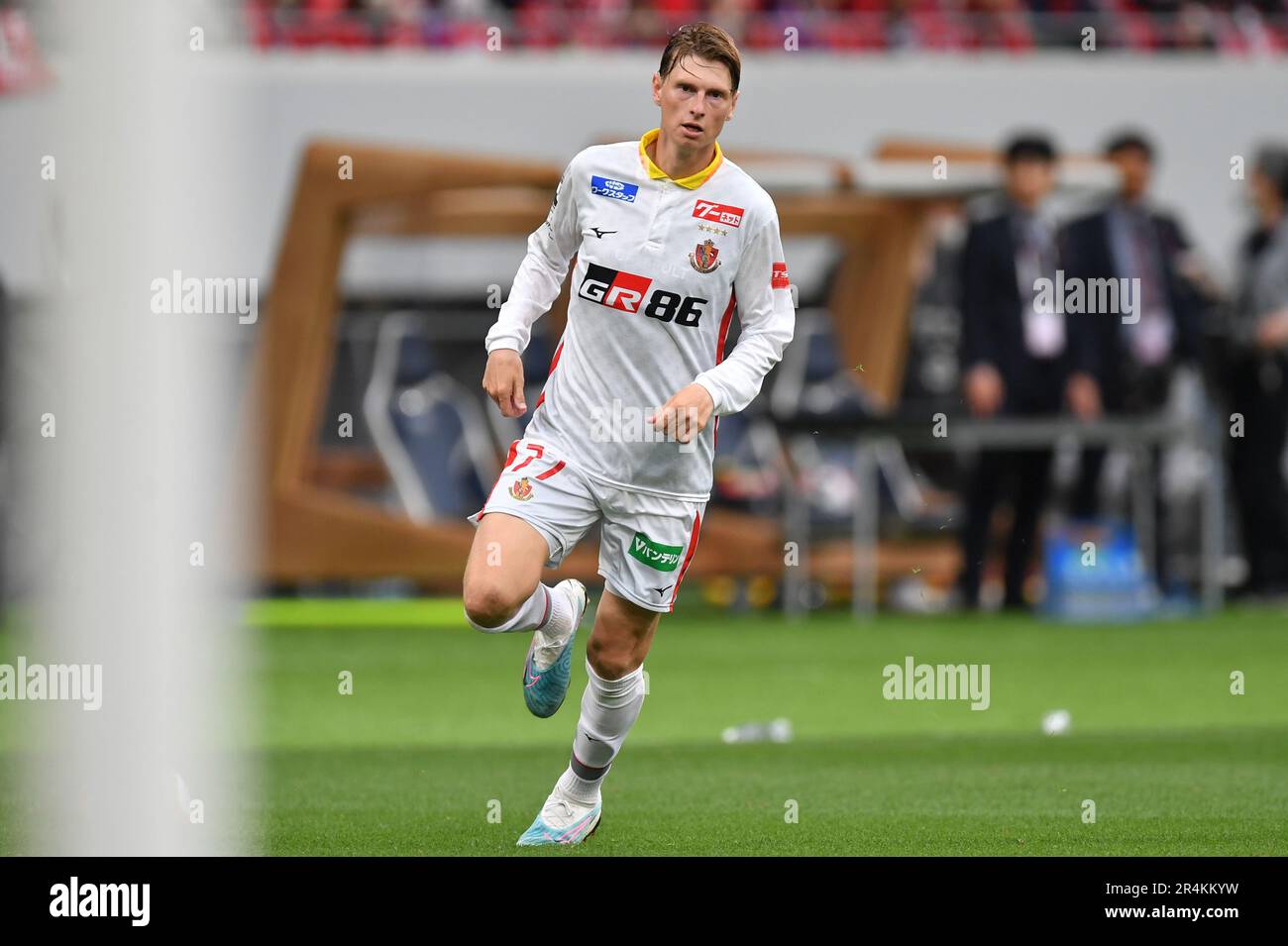 Tokyo, Japan. 14th May, 2023. Nagoya Grampus' Kasper Junker during the ...