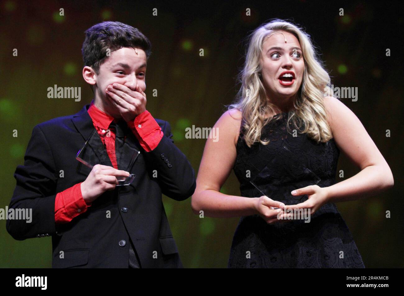 Andrew Barth Feldman and Renee Rapp winning the 2018 National High ...