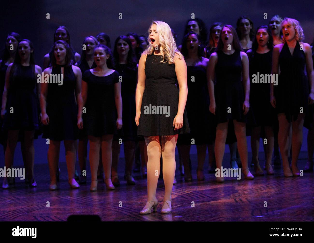 Renee Rapp performing at the 2018 National High School Musical Theatre ...