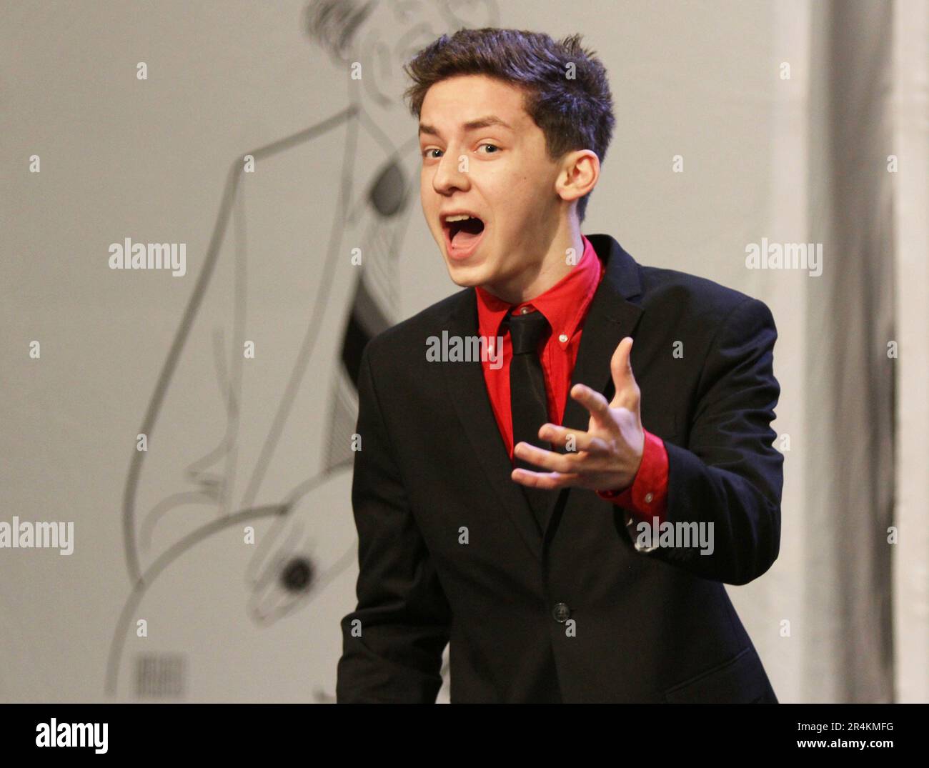 Andrew Barth Feldman performing in the Medley Group Judging Session in ...