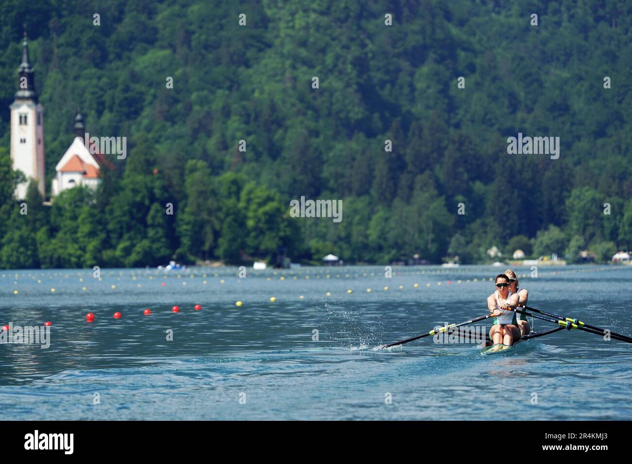 Sanita Puspure and Zoe Hyde of Ireland in Womens Double Sculls ...