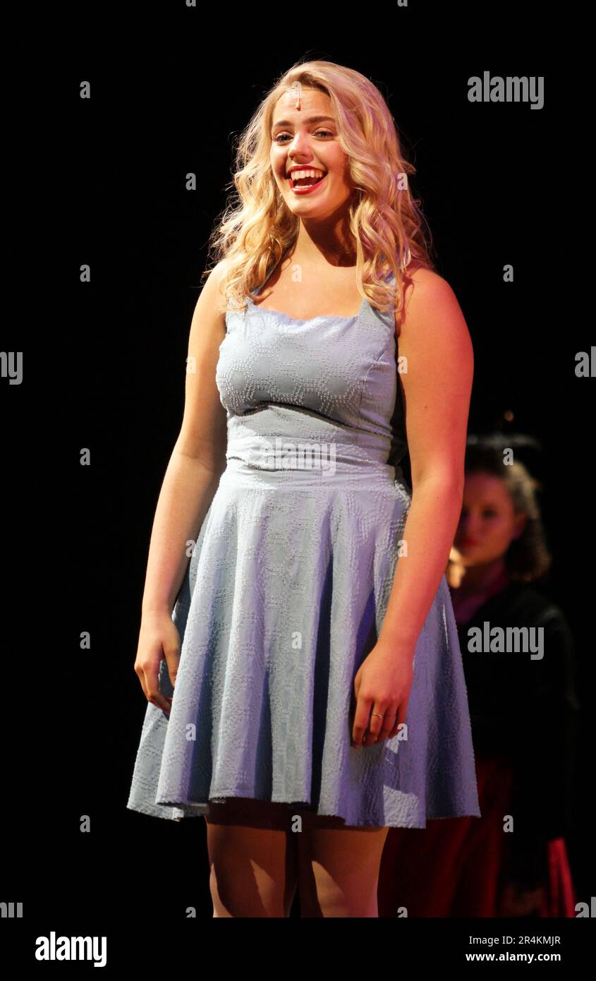 Renee Rapp performing at the 2018 National High School Musical Theatre ...