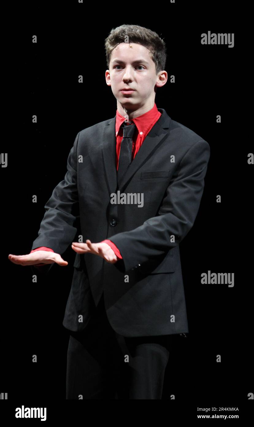 Andrew Barth Feldman performing at the 2018 National High School ...