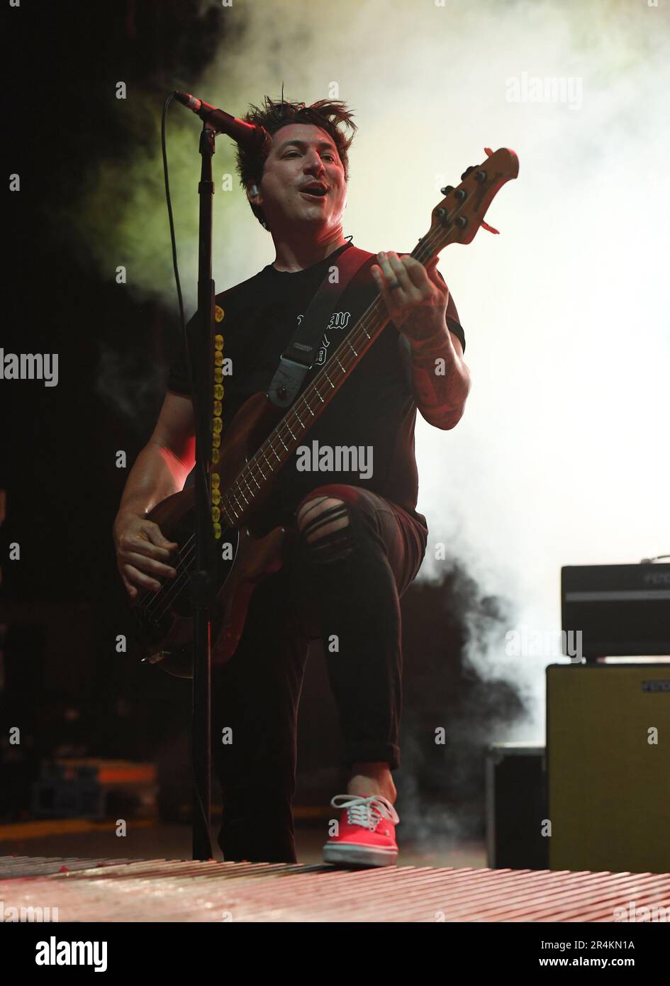 BOCA RATON - MAY 27: Jaime Preciado of Pierce the Veil performs during ...