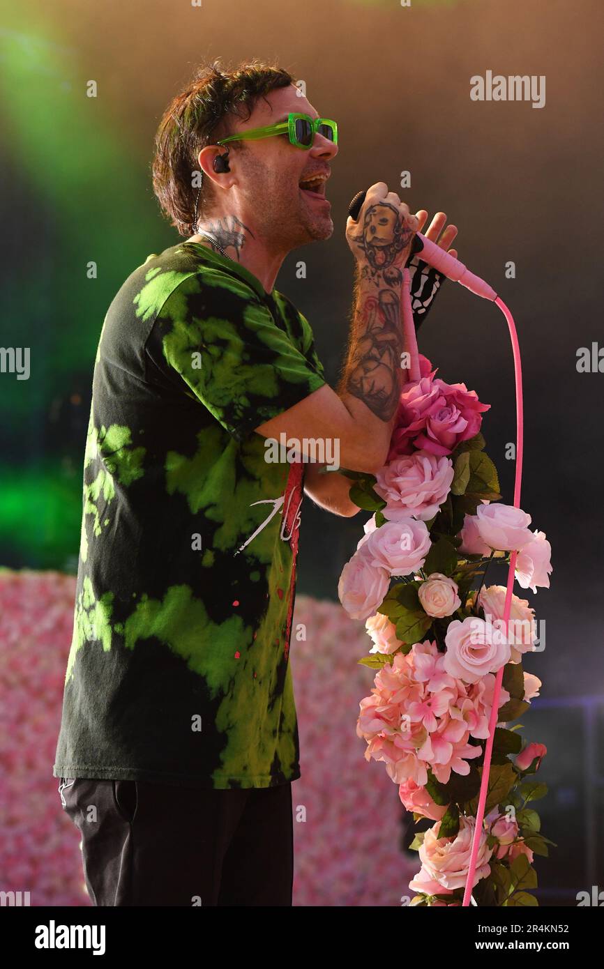 BOCA RATON - MAY 27: Bert McCracken of The Used performs during The ...